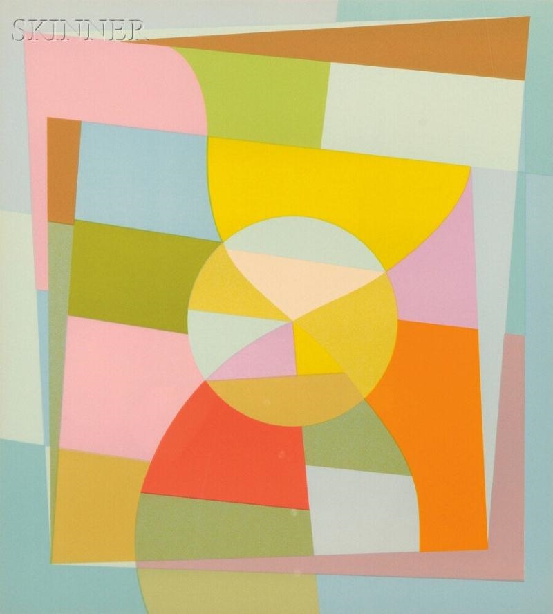 Michiel Theobald Gloeckner | Abstract Composition (1974) | MutualArt