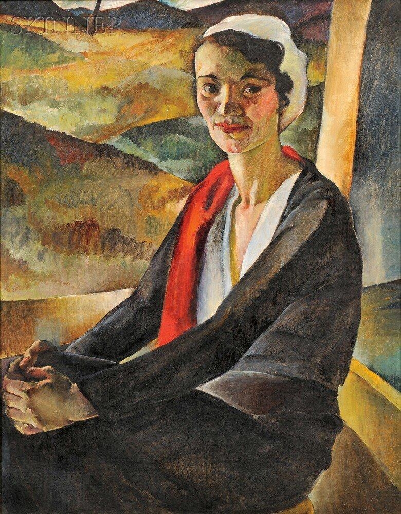 Virginia True | Portrait of a Woman in a Colorado Landscape | MutualArt