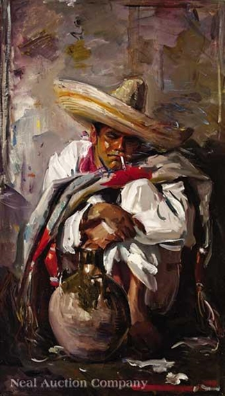 Wayman Elbridge Adams | Portrait of Juan Perez | MutualArt