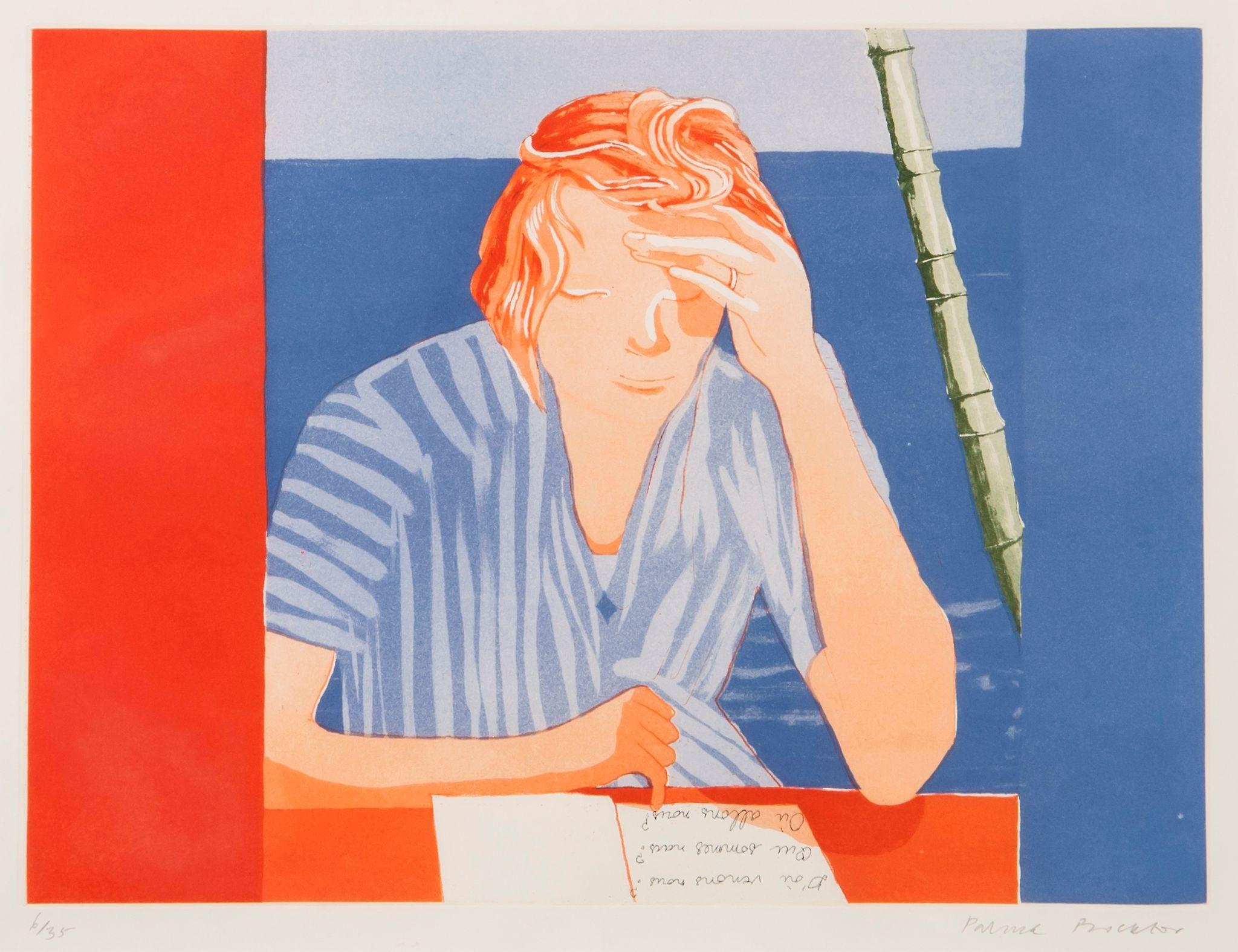 Patrick Procktor | Woman Reading (1989) | MutualArt