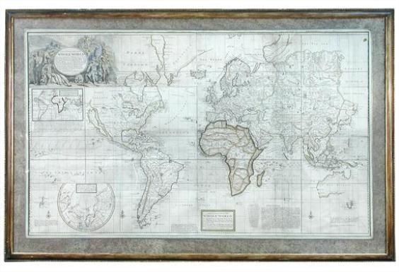 Herman Moll | A New and Correct map of the Whole World (1719) | MutualArt