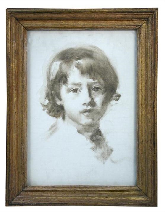 William Robert Symonds | Portrait of a child | MutualArt
