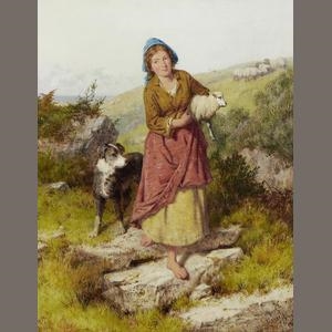 Isaac Henzell | The rescued lamb (1872) | MutualArt