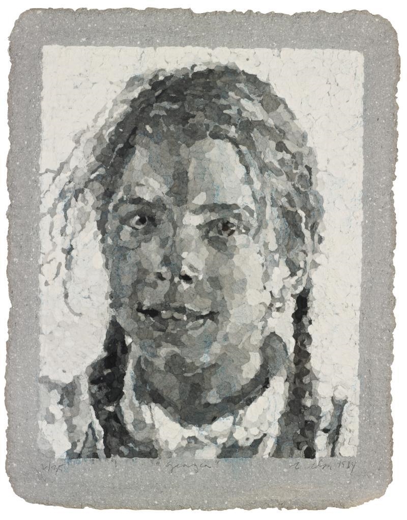 Chuck Close | GEORGIA (1984) | MutualArt