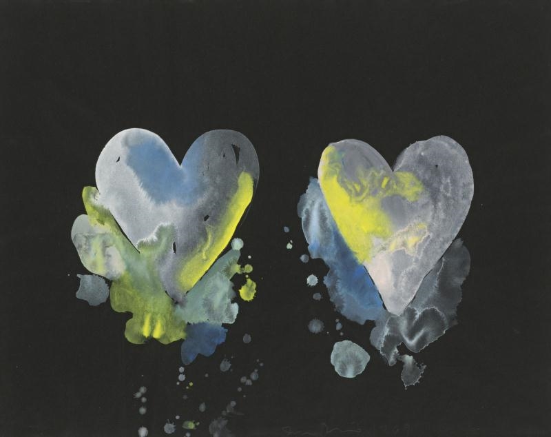 Jim Dine | TWO HEARTS (1969) | MutualArt