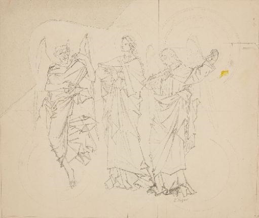 Ernst Deger | MARY BETWEEN SATAN AND AN ANGEL | MutualArt