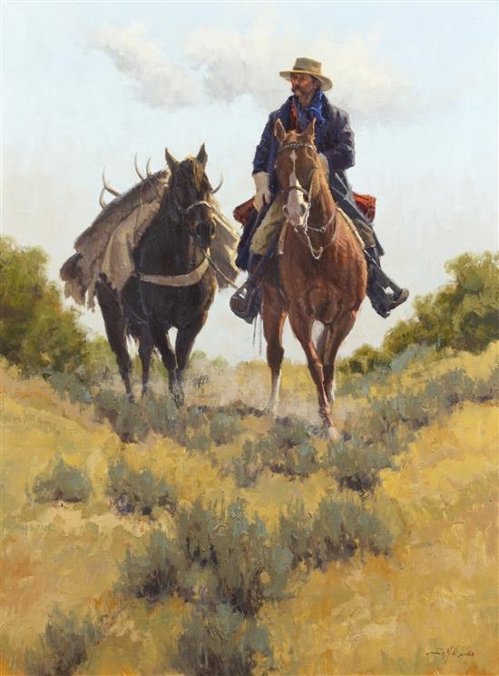 John DeMott | Portrait of a Native American Woman (2000) | MutualArt