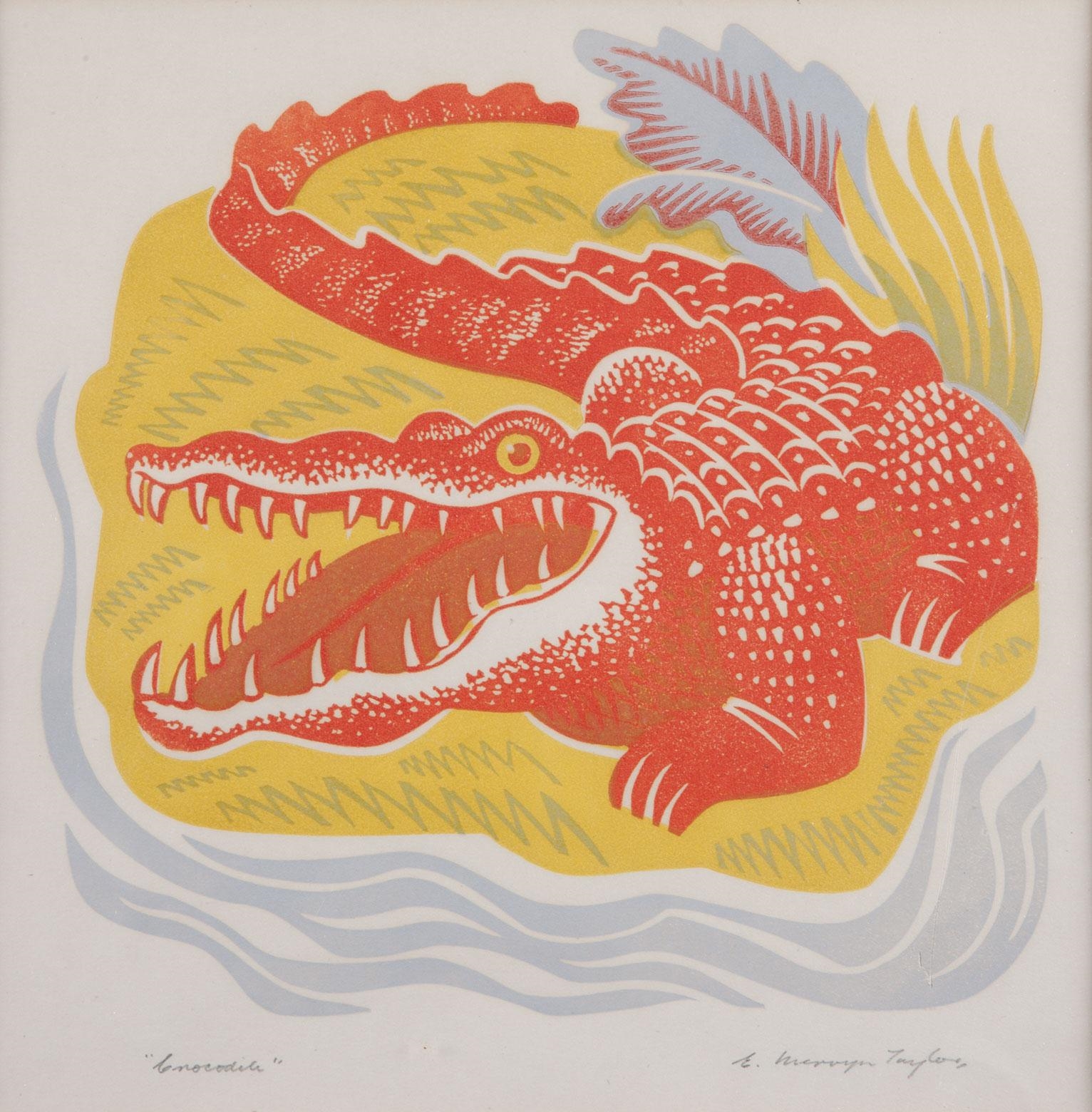 E. Mervyn Taylor | Crocodile | MutualArt