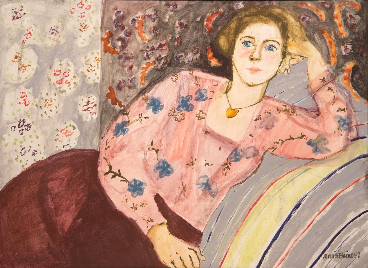 Annie Baird | Portrait of a Lady Reclining (1982) | MutualArt