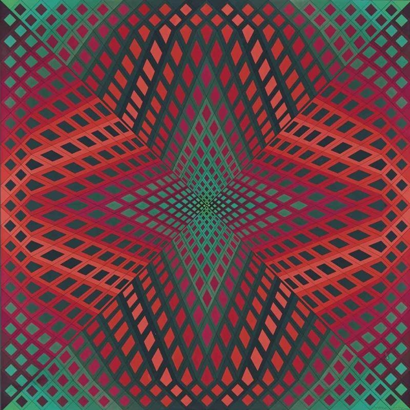 Victor Vasarely | VONAL 2 (1968) | MutualArt