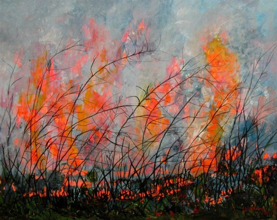 Leslie Lounsbury | Cane Fire (1989) | MutualArt
