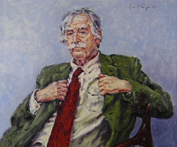 David Griffiths | portrait of Sir Kyffin Williams | MutualArt