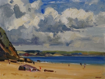 Edwin Vincent Forrest | Gathering Clouds, Pembrokeshire Coast | MutualArt