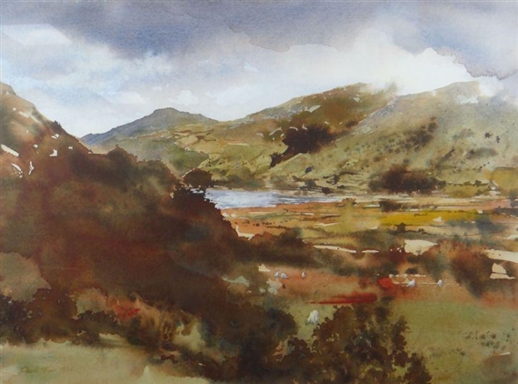 David Tress | Above Tal-y-Llyn (1988) | MutualArt