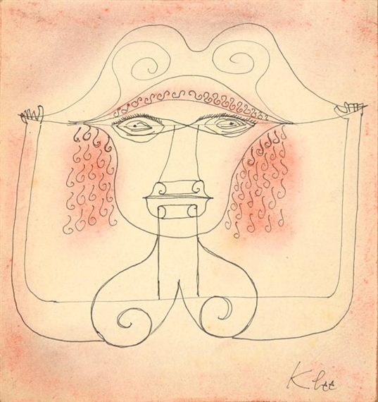 Paul Klee | From Singer of the Comic Opera (Circa 1923) | MutualArt