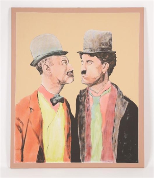 Lawrence Chvotzkin | Ben Blue and Charlie Chaplan Portrait (1977 ...