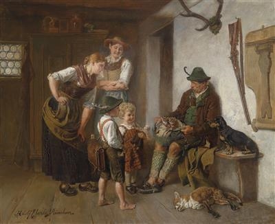 Adolf Eberle | A Surprising Visit | MutualArt