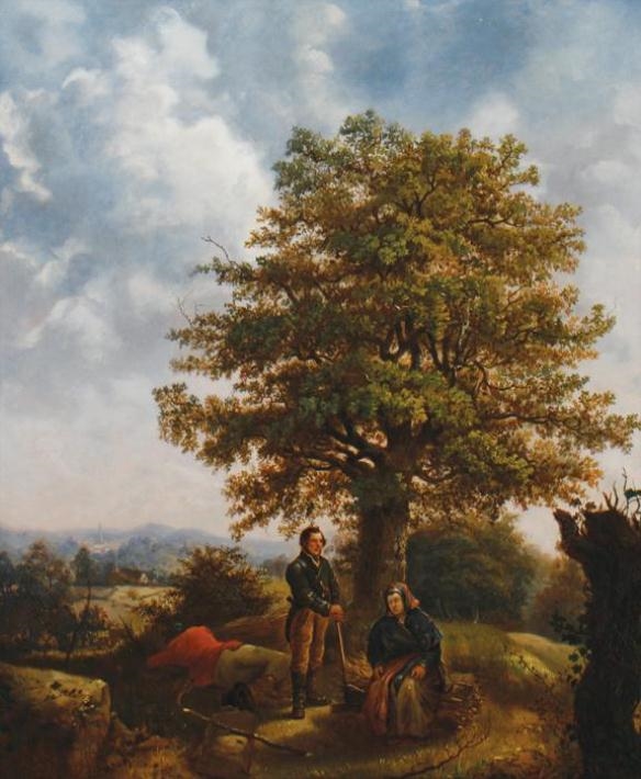 William Frederick Witherington | The woodcutter and his wife (1864 ...