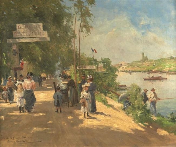 Pierre Louis Léger Vauthier | L'Ile de la Grande Jatte | MutualArt