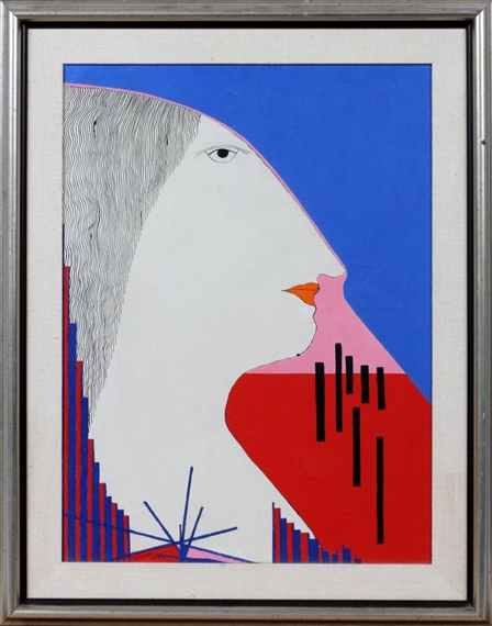 Martin Wiener | Depicts a profile (1989) | MutualArt