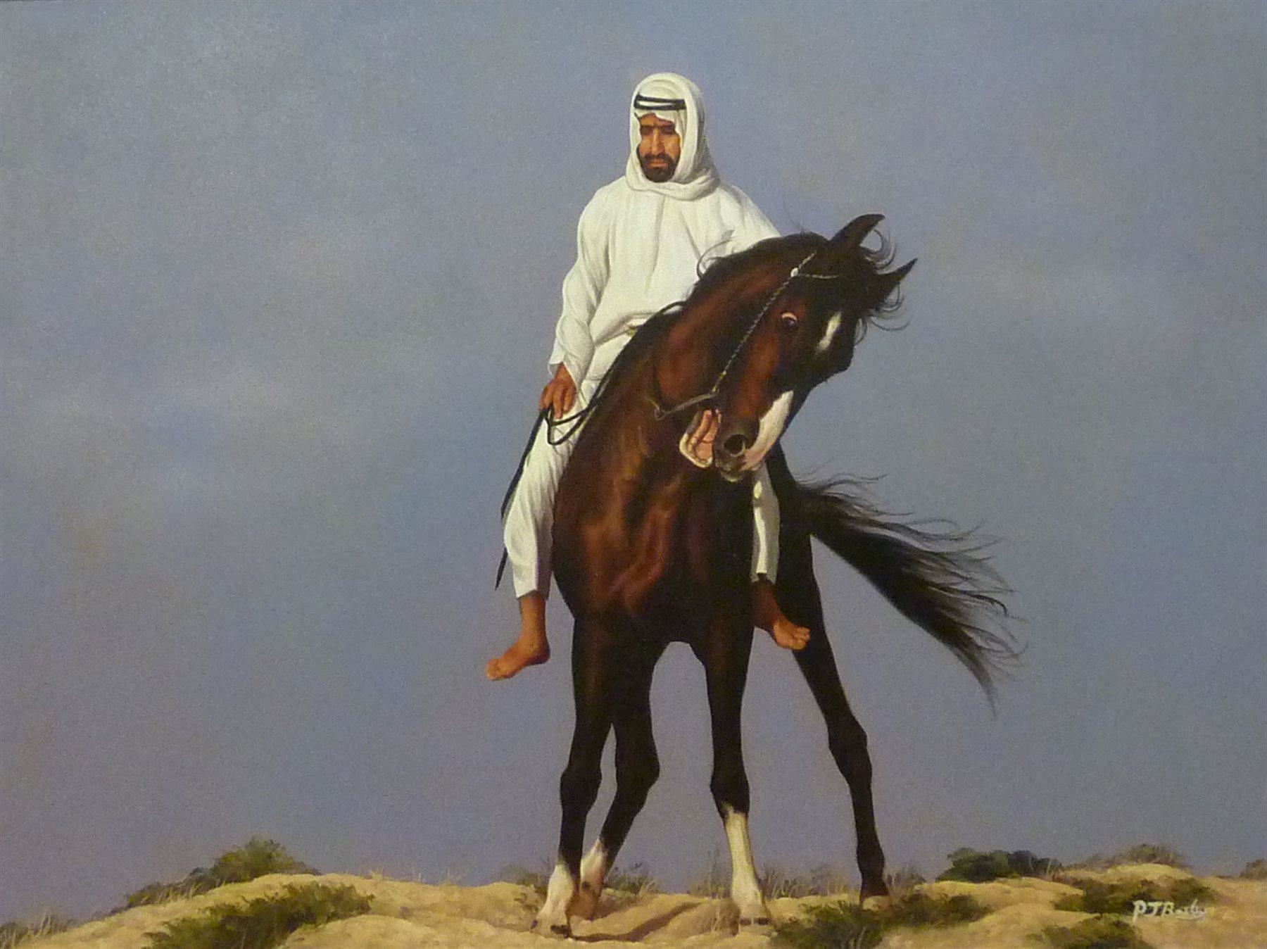Peter J. Bailey | Arab Horseman | MutualArt