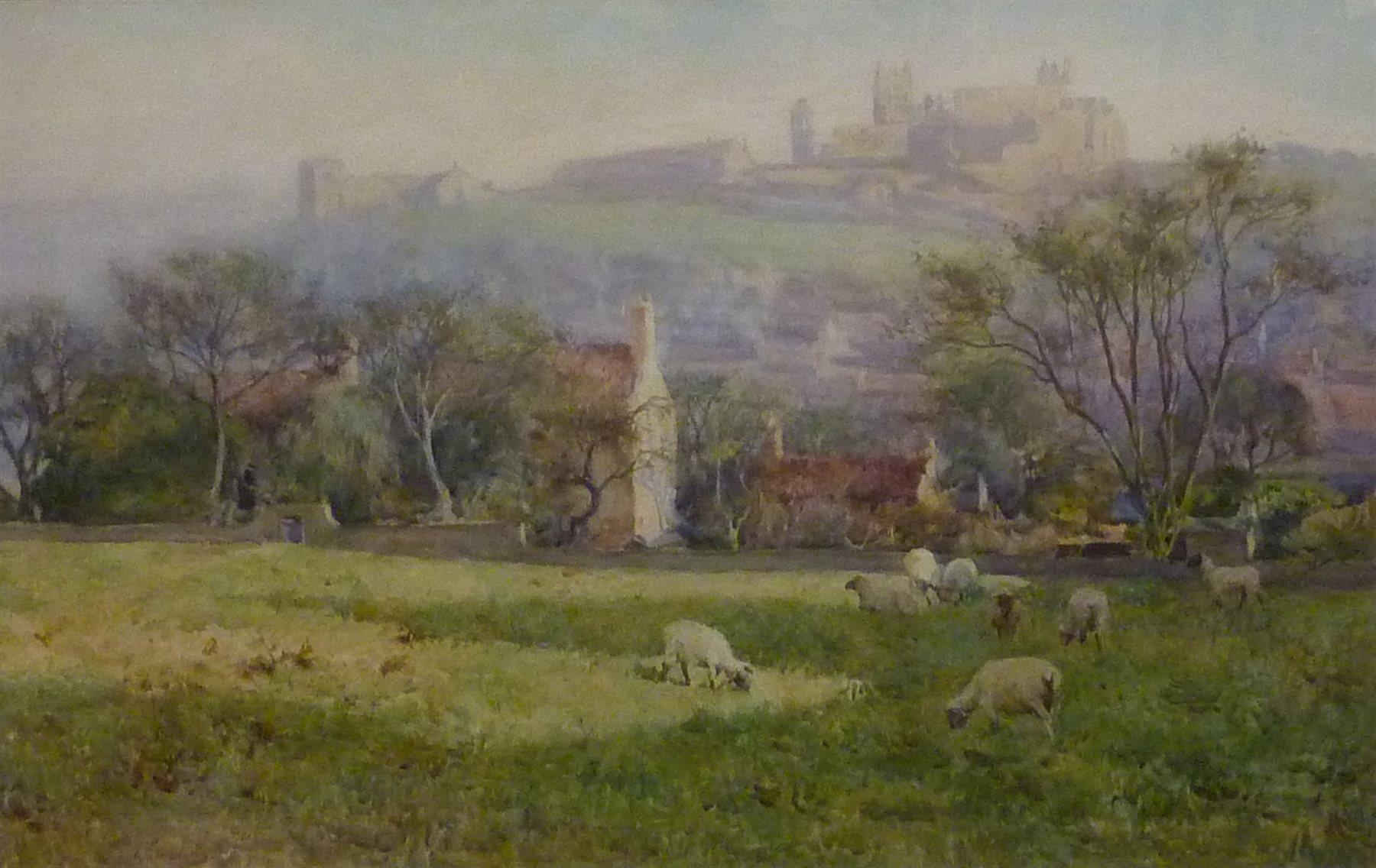 Albert George Stevens | Whitby Abbey from Mayfield | MutualArt