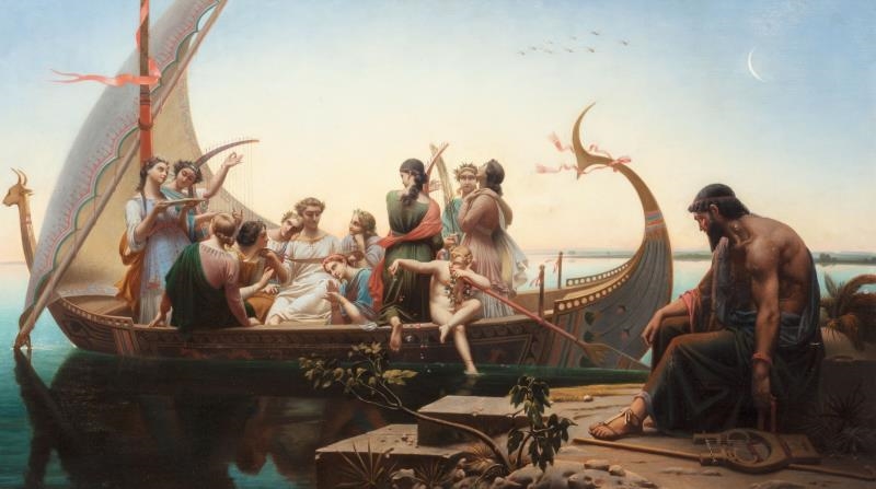 Continental School, 19th Century | Greek Mythological Scene (19th ...