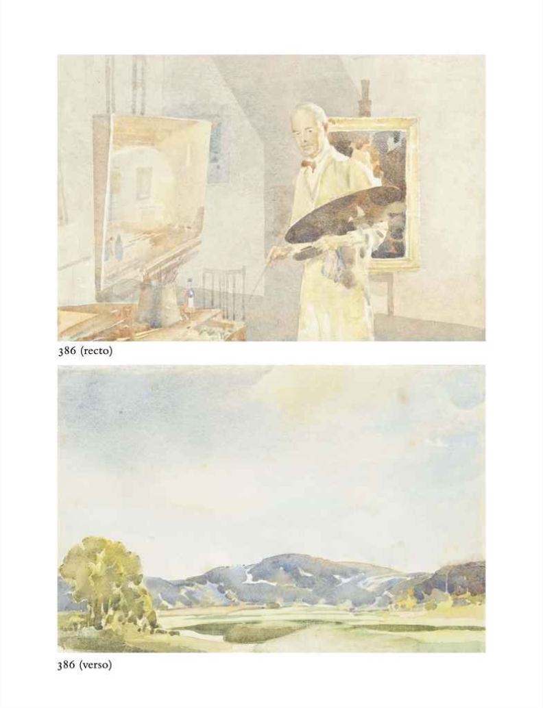 William Russell Flint | 2 Works: Self-Portrait of the Artist in his ...