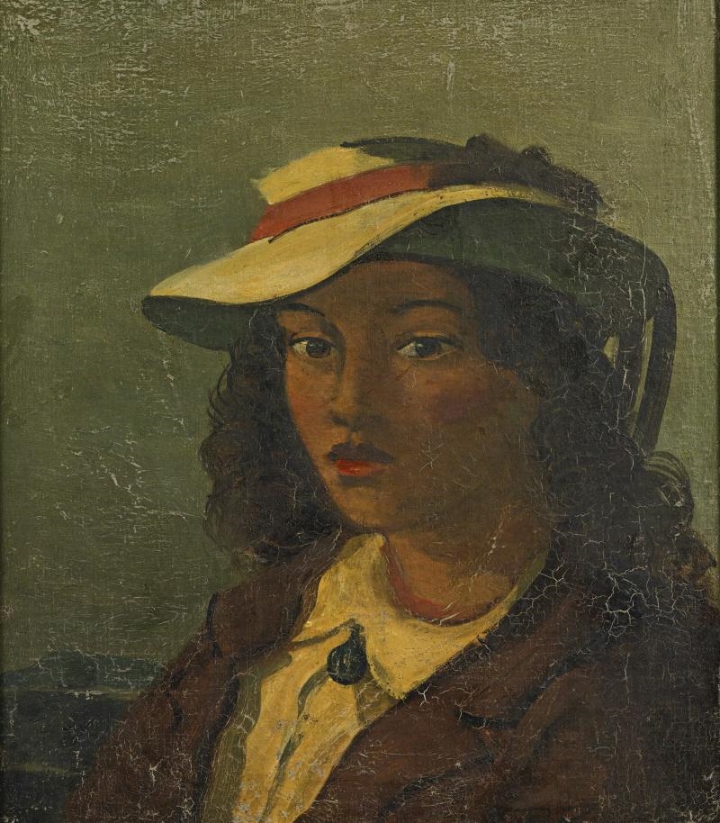 André Derain | Portrait D'italienne (1919 - 1920) | MutualArt