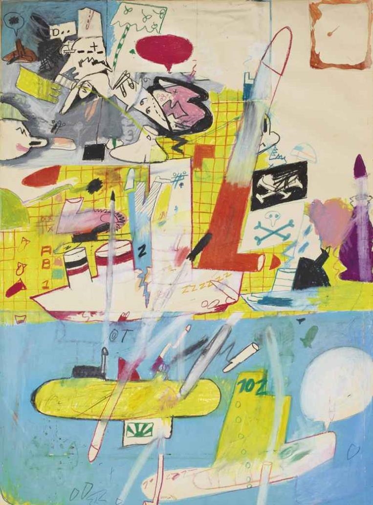 Peter Saul | Sans titre (1960) | MutualArt