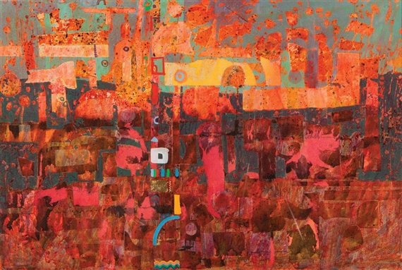Leon Pericles | ABSTRACT LANDSCAPE (1977) | MutualArt