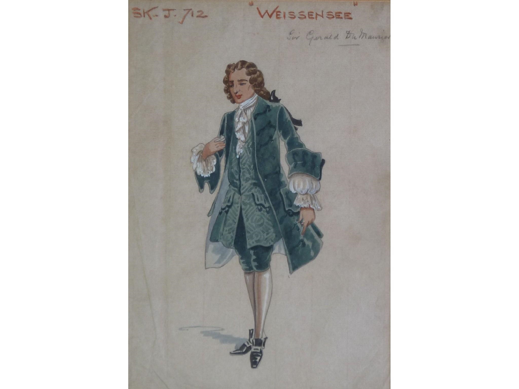 Unknown | 15 works: Period costume designs for stage and screen ...