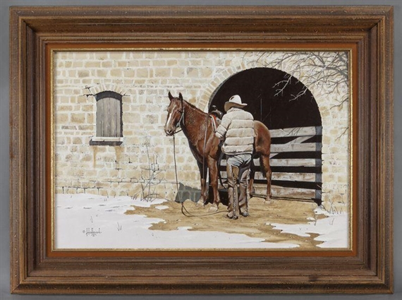 George Hallmark | Sometimes It's Hell Gettin Started (1981) | MutualArt