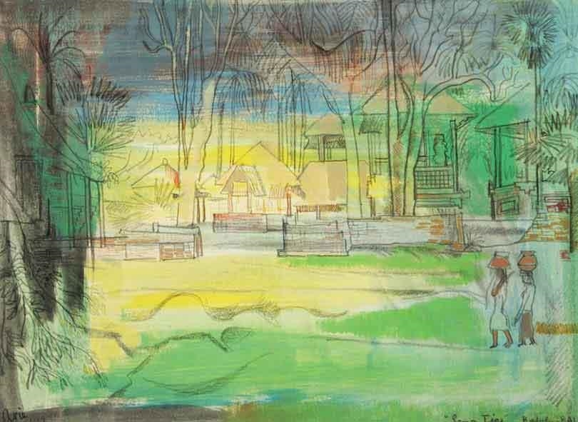 Arie Smit | Pura Samuan Tiga (1957) | MutualArt