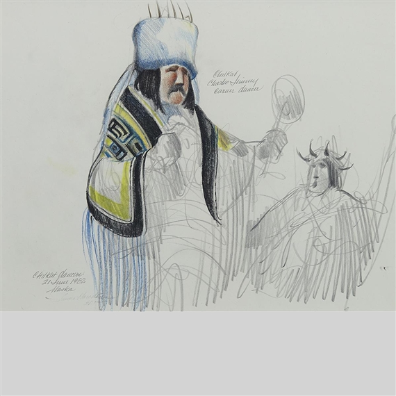 James Archibald Houston | Charlie jimmy chilkat dancer | MutualArt