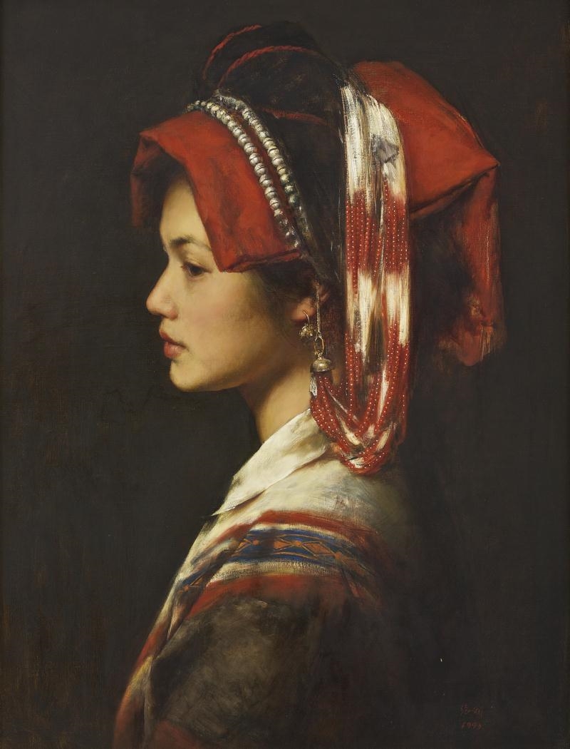 Zhang Li | GIRL'S PORTRAIT (1993) | MutualArt