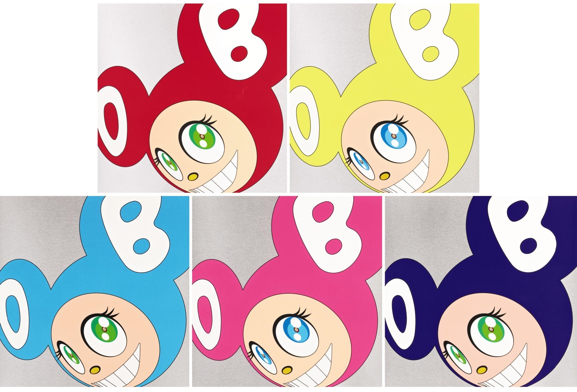 Takashi Murakami | 2 works; Eye Love SUPERFLAT＜Eye Pink＞ (2003) | MutualArt