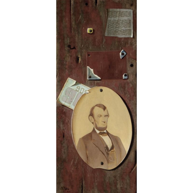 John Frederick Peto | Portrait of Lincoln (1899) | MutualArt