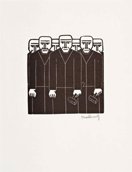 Hans Schmitz | Crowd (1923) | MutualArt