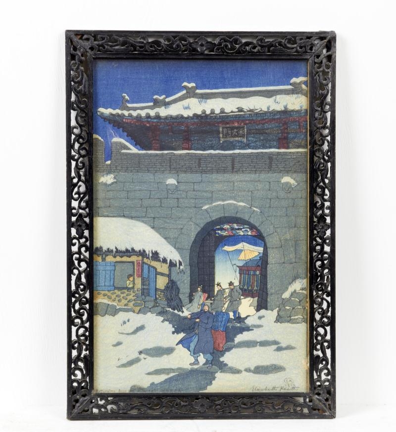 Elizabeth Keith | Leaning pagoda at Soochow, China | MutualArt