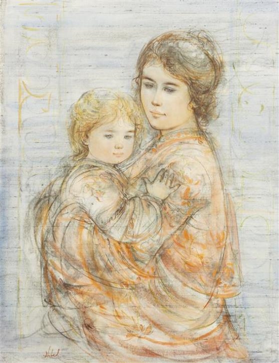 Value Of Edna Hibel Art