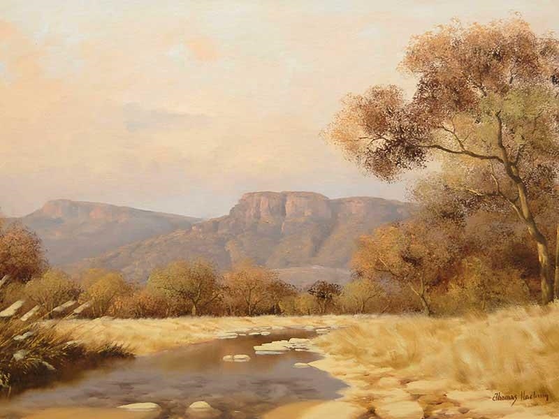 Thomas Hacking | Bushveld Landscape with River | MutualArt