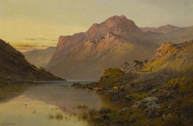 Alfred de Breanski, Sr. | The Na-garr Valley, Scotland | MutualArt