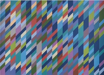 Bridget Riley | Shadow Rhythm (1989) | MutualArt