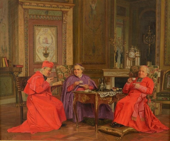 Avitabile Gennaro | Cardinals at tea | MutualArt