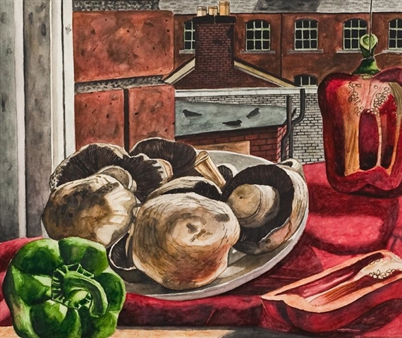 Greg Magee | STILL LIFE WITH MUSHROOMS | MutualArt