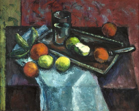 Ejnar Hansen | Still life with fruit | MutualArt