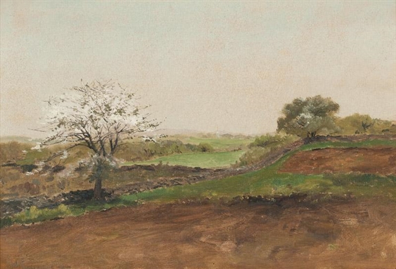 Lockwood de Forest | Cherry tree in a landscape | MutualArt