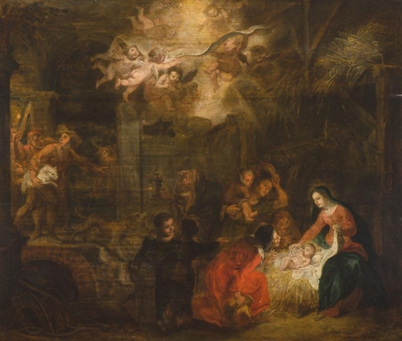 Antwerp School, 17th Century | The Adoration of the Shepherds | MutualArt