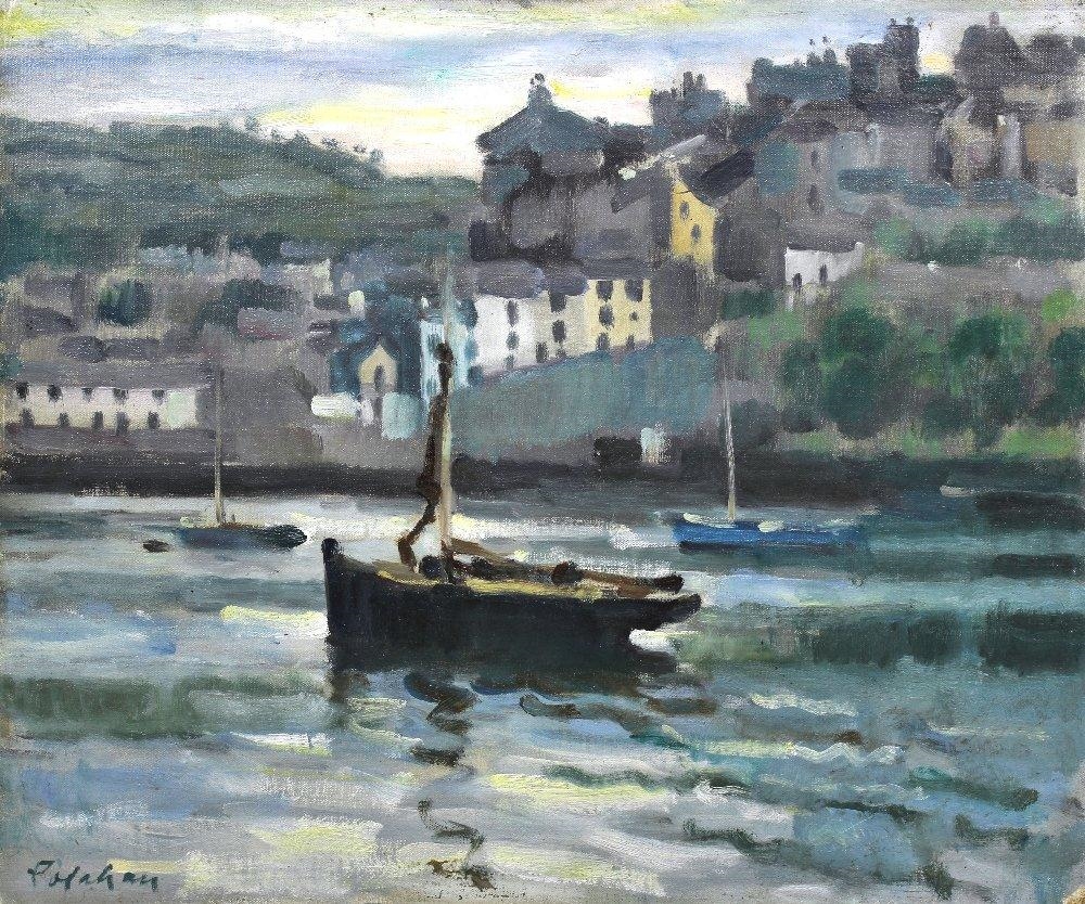 Colin Colahan | Coastal scene with figure to promontory | MutualArt